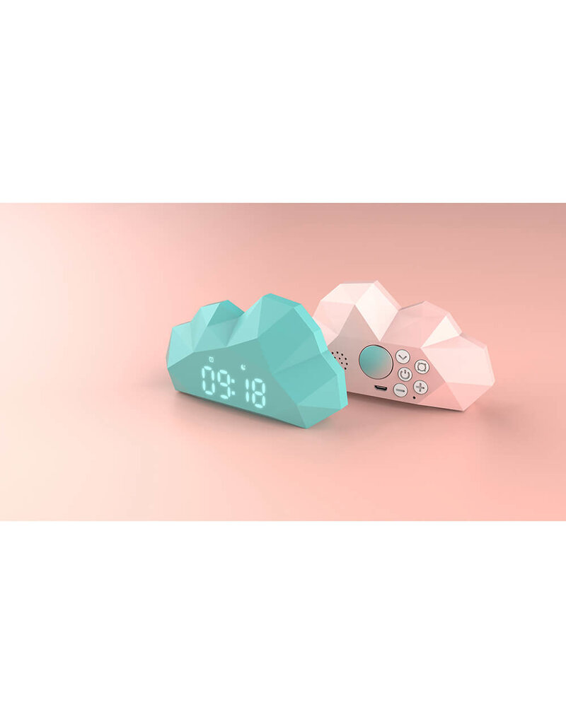 MOB MINI CLOUDY CLOCK-BLUE - baby enRoute