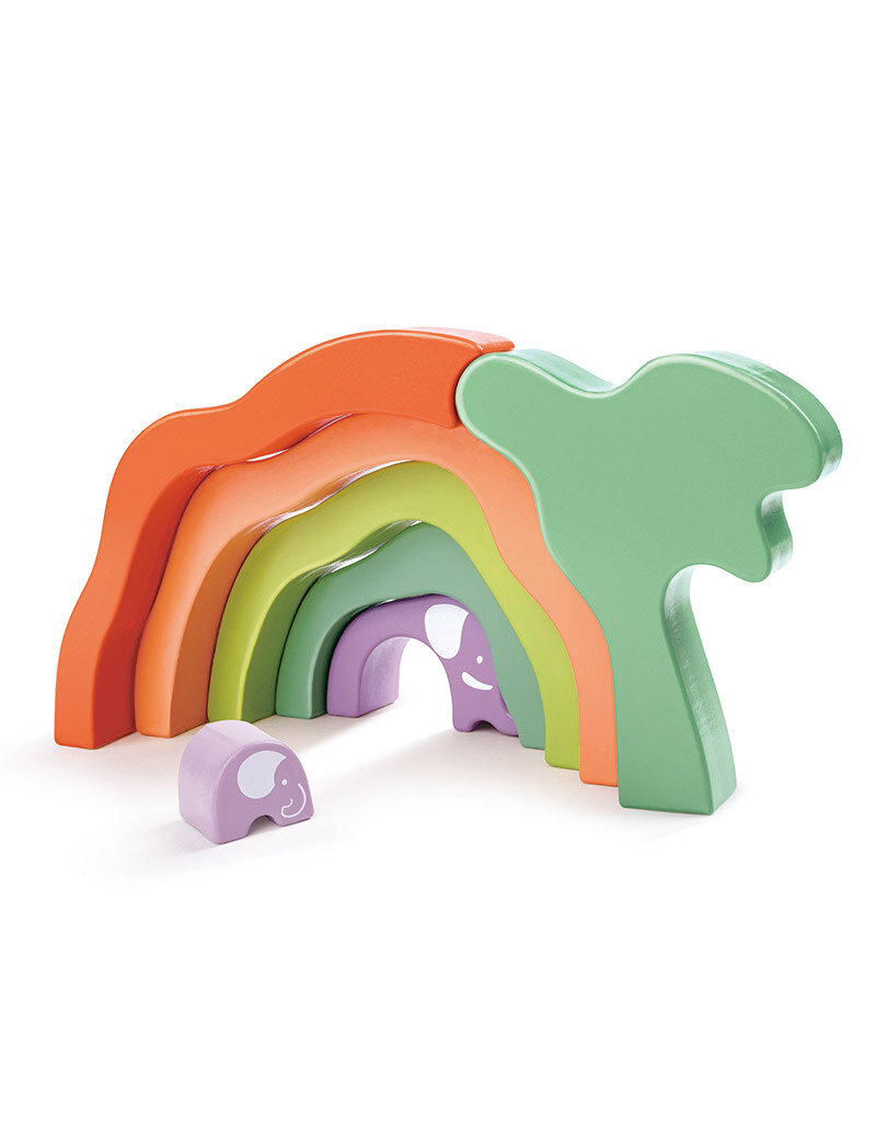 HAPE SAFARI ELEPHANT STACK BLOCKS - baby enRoute