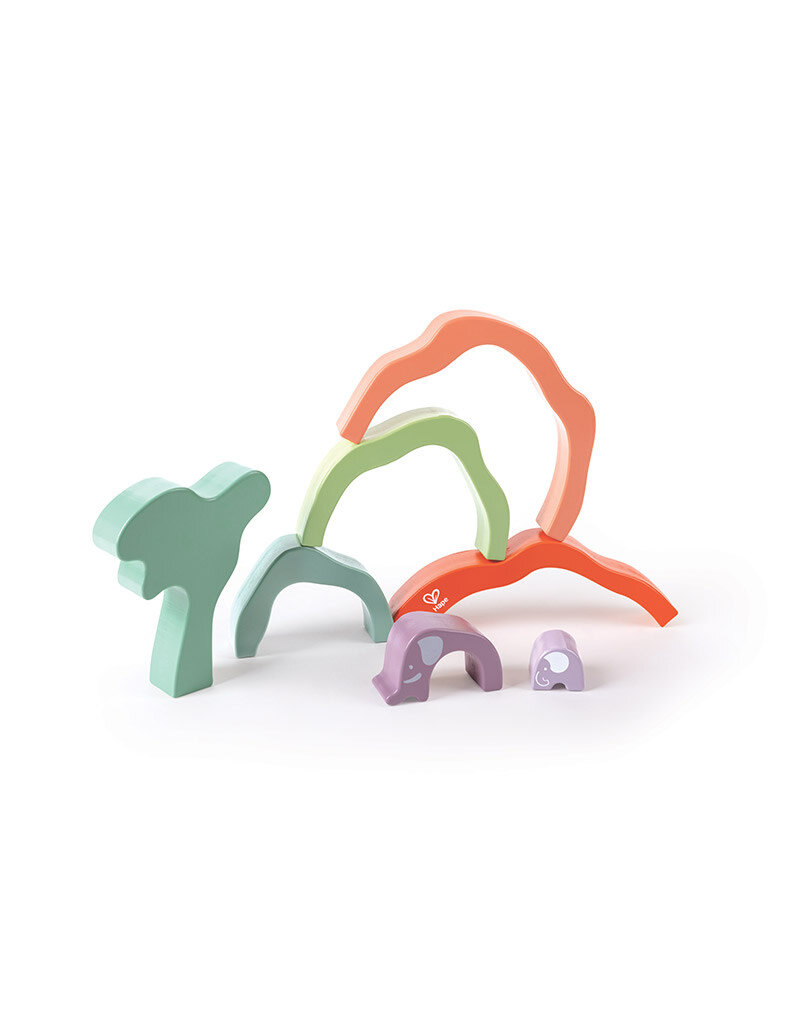 HAPE SAFARI ELEPHANT STACK BLOCKS - baby enRoute