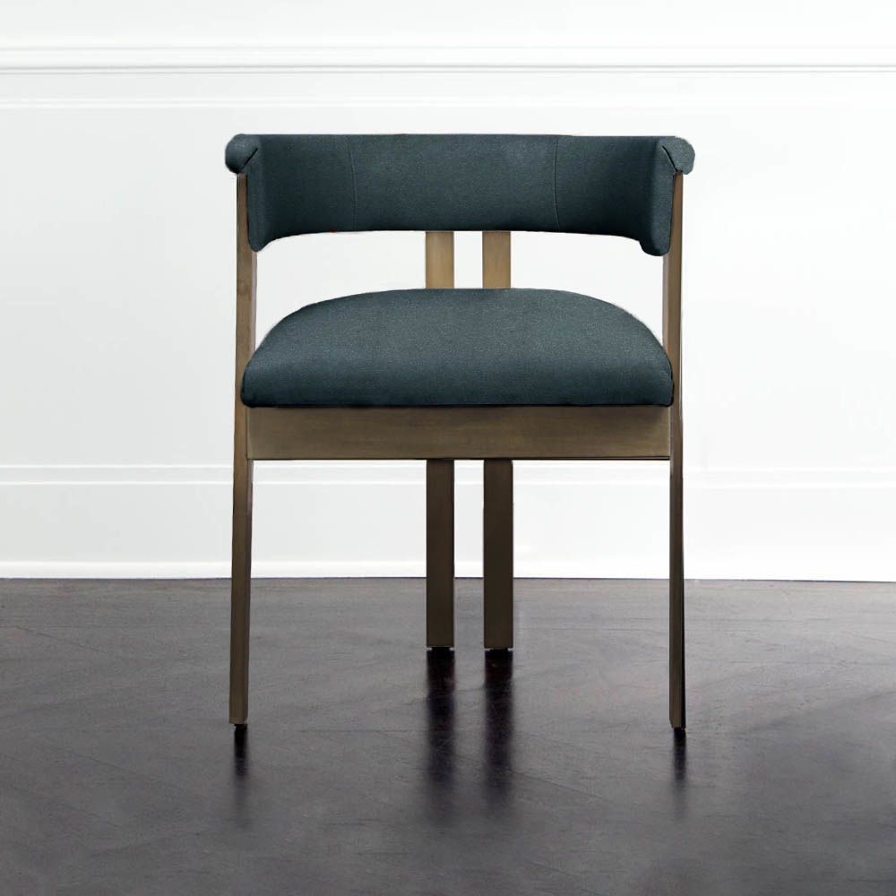 Kelly Wearstler - Elliot Chair - Burnished Brass - Lagoon Leather ...
