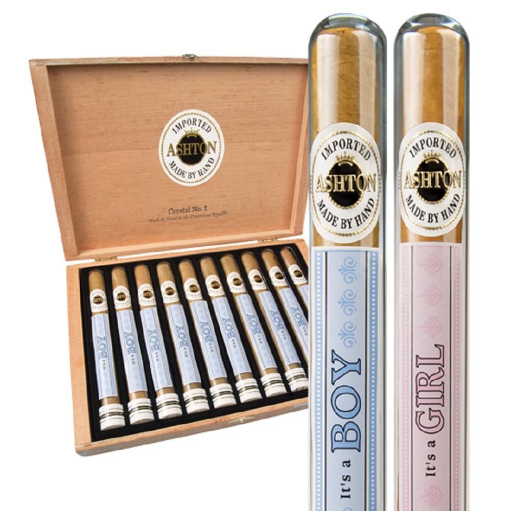 Ashton Crystal #1- It's a Boy Box of 10 - El Cigar Shop