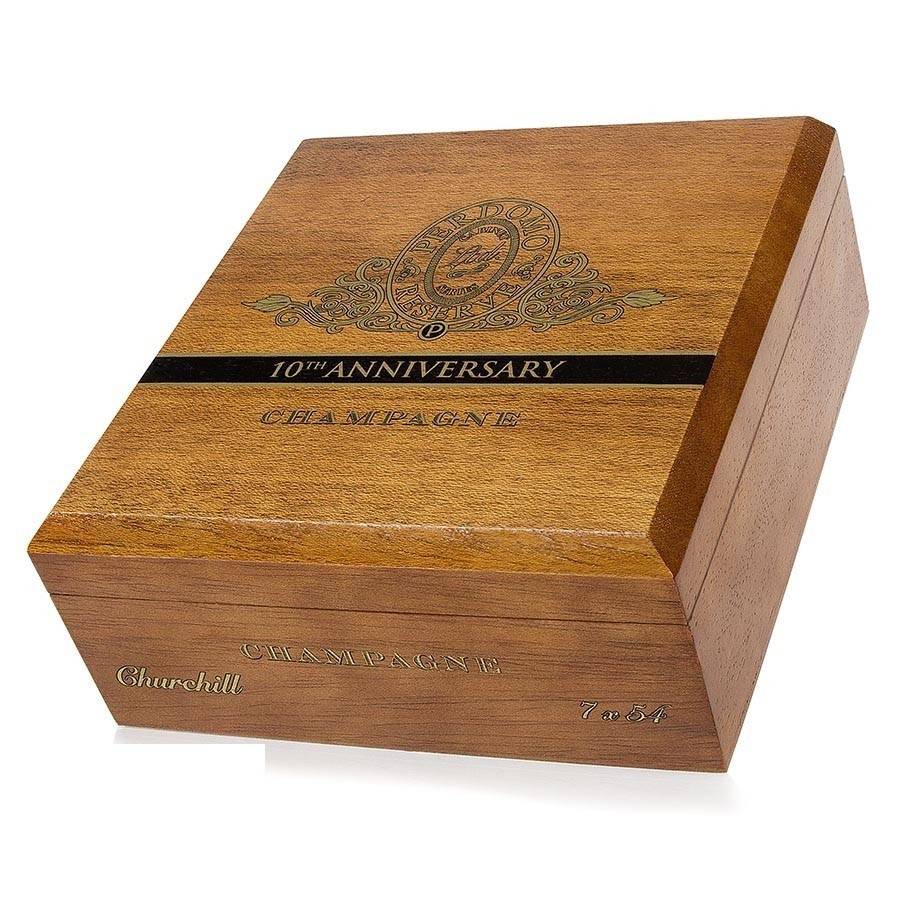 Perdomo Reserve 10th Anniversary Champagne Churchill Box of 25 - El ...