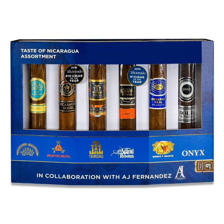 Taste of Nicaragua 7 Cigar Assortment by AJ Fernandez - El Cigar Shop