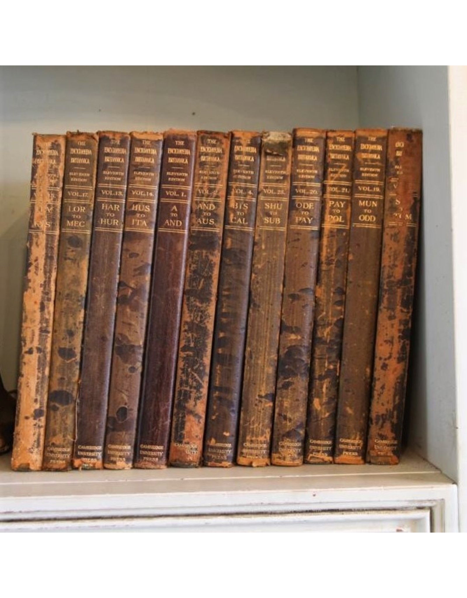 18 Volumes Of Encyclopedia Britannica From 1911 11th Edition The 18 Volumes Of Encyclopedia Britannica From 1911 11th Edition The
