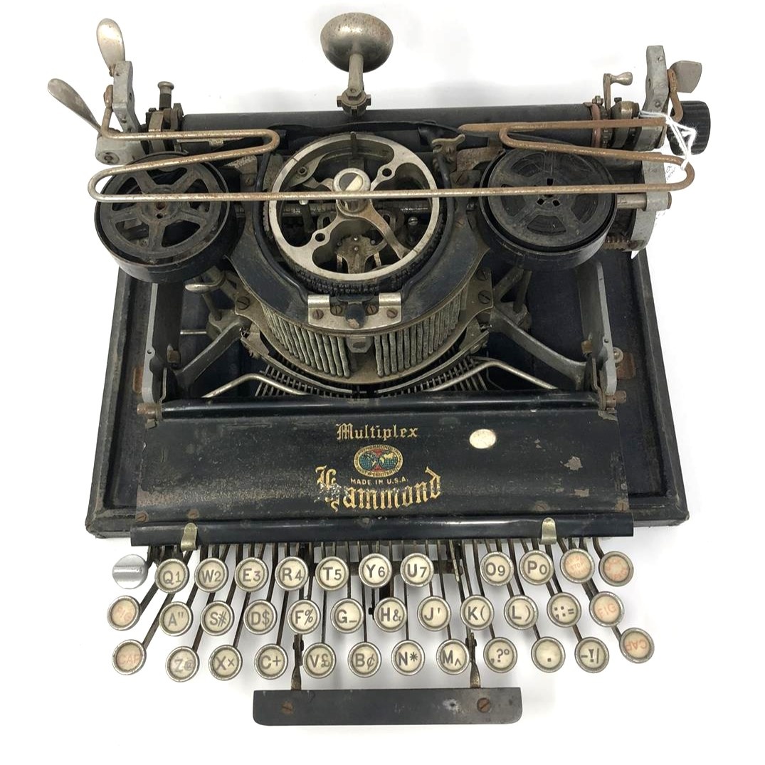 Antique Hammond Multiplex folding typewriter from 1921 - The Argosy ...