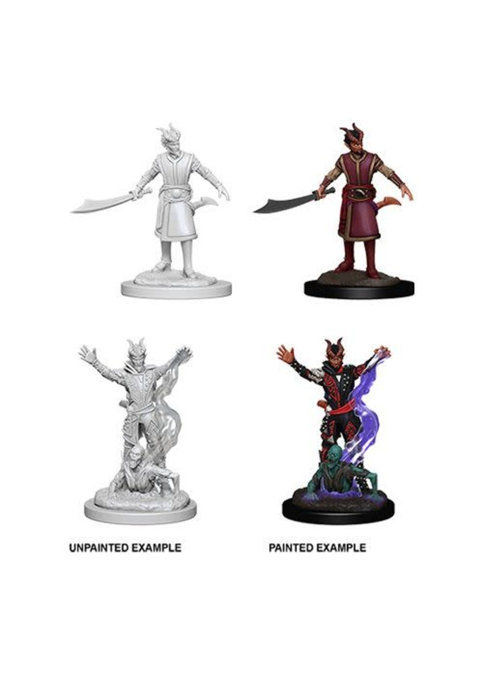 Wiz Kids Wizkids Unpainted: Tiefling Warlock Male - D&D - Wave 06 ...