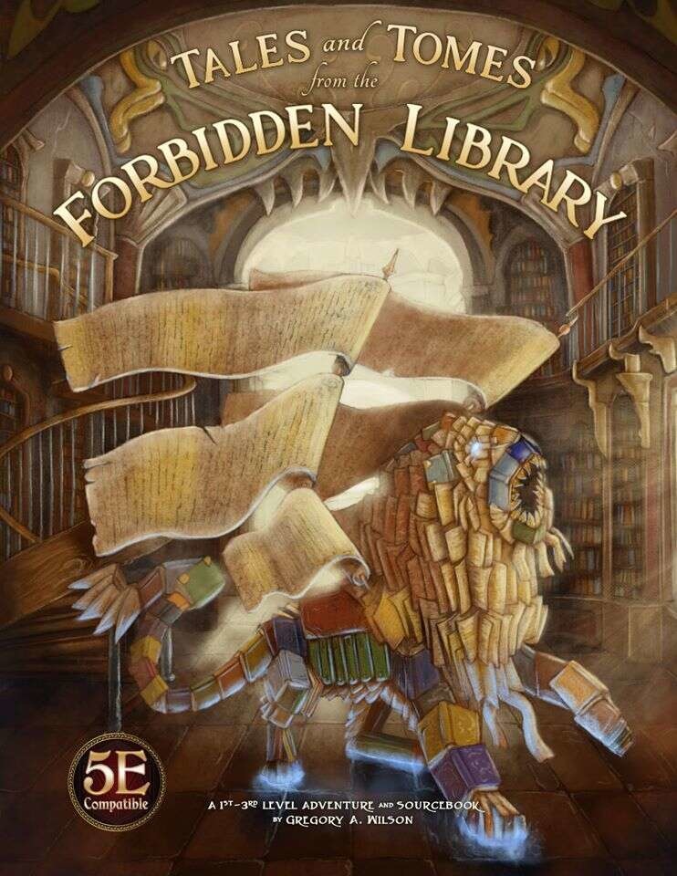 D&D 5E:Tales & Tomes Forbidden Library - Phoenix Fire Games