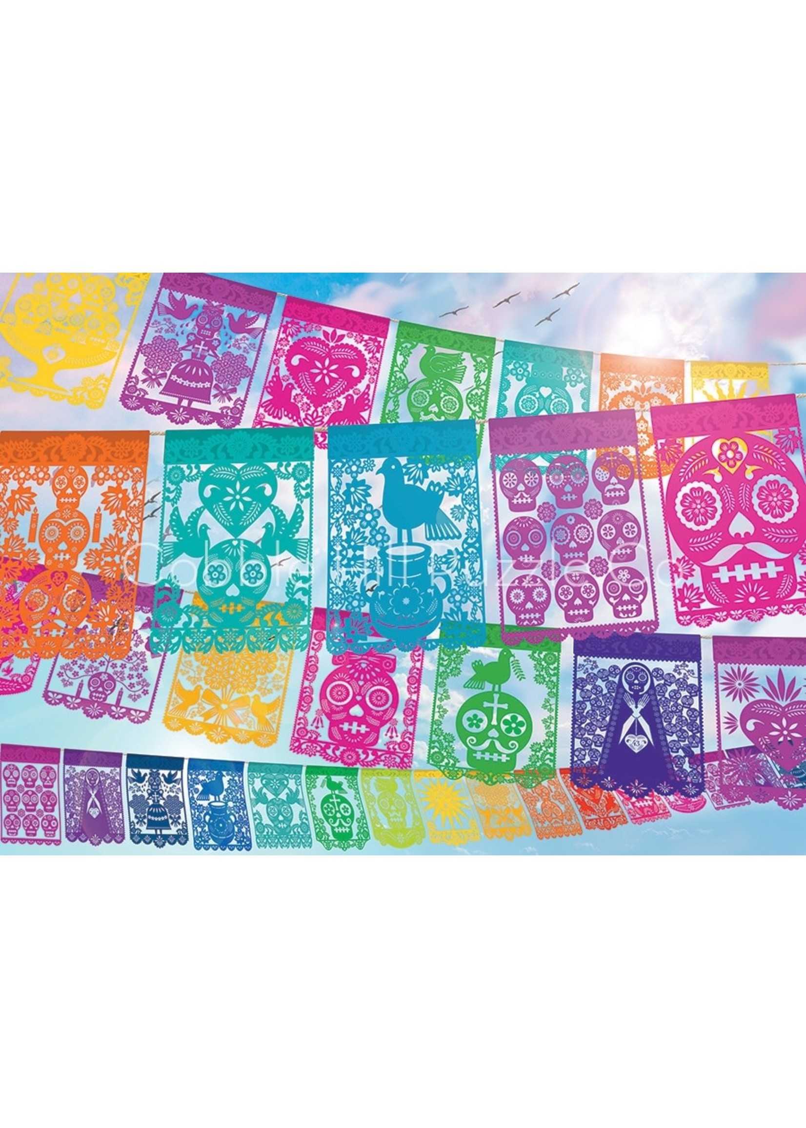 Cobble Hill Cobble Hill: Papel Picado Puzzle (500ct) - Phoenix Fire Games