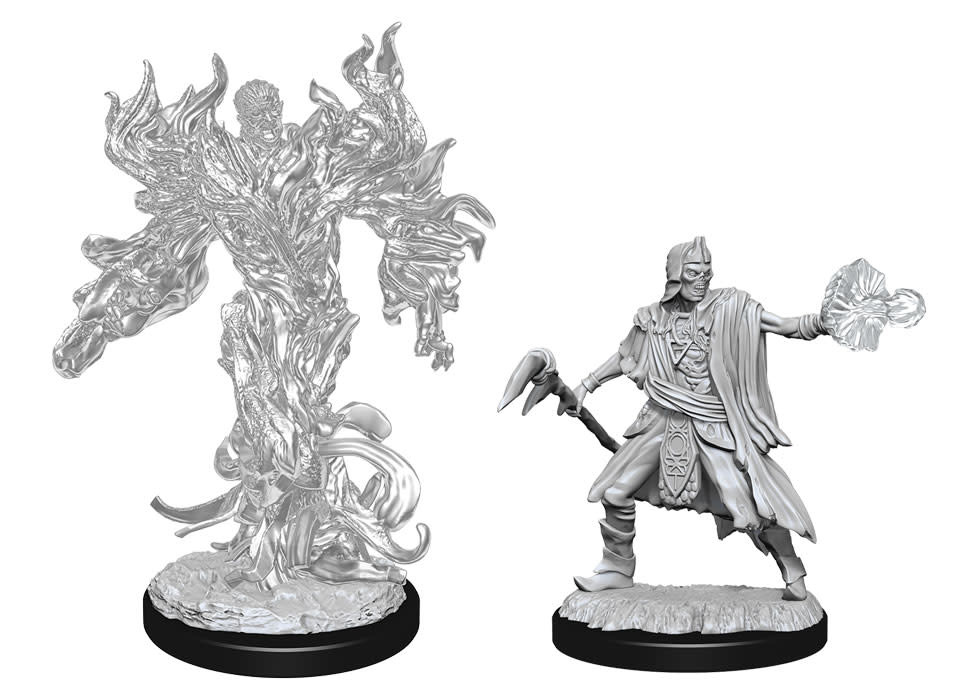 Unpainted Miniatures: Allip & Deathlock - D&D - W15 - Phoenix Fire Games