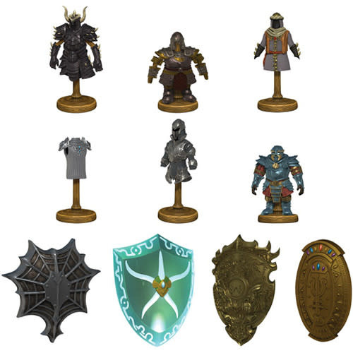 D&D Prepainted Miniatures: Magic Armor Tokens - Phoenix Fire Games