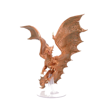 D&D Prepainted Miniatures: Adult Copper Dragon - Phoenix Fire Games