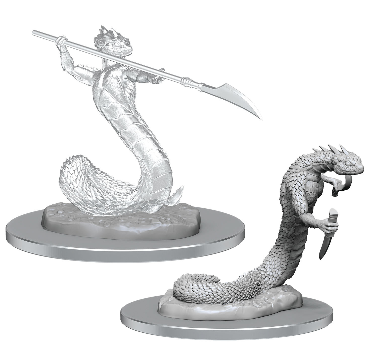 Unpainted Miniatures: Serpentfolk & Serpentfolk Ghost - CR - W04 ...