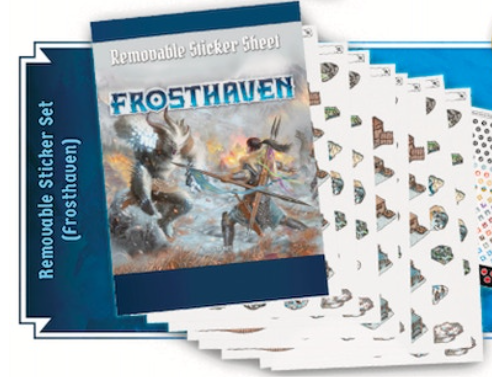 Frosthaven Removable Stickers - Phoenix Fire Games