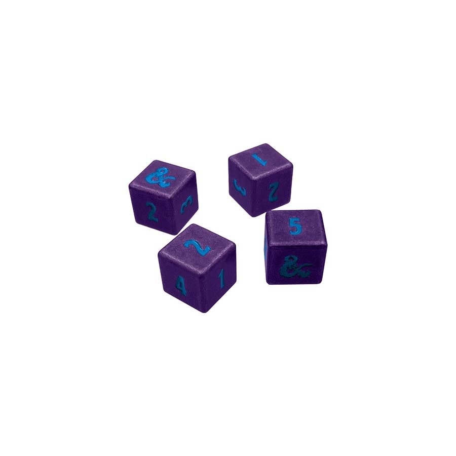 Ultra-Pro: D&D Heavy Metal Dice- Phandelver Royal Purple (4d6 ...