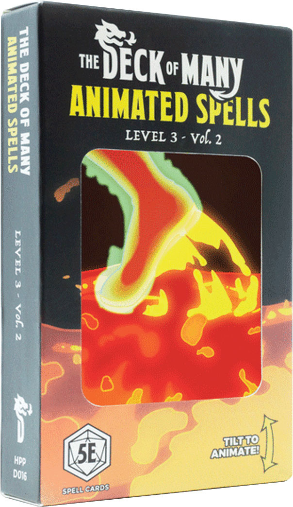 The Deck of Many Animated Spells: 5E Level 3 Volume 2 - Phoenix Fire Games