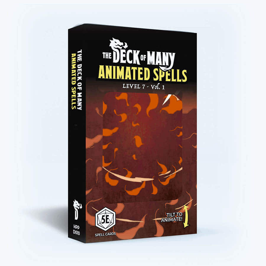 The Deck of Many Animated Spells: 5E Level 7 Volume 1 - Phoenix Fire Games