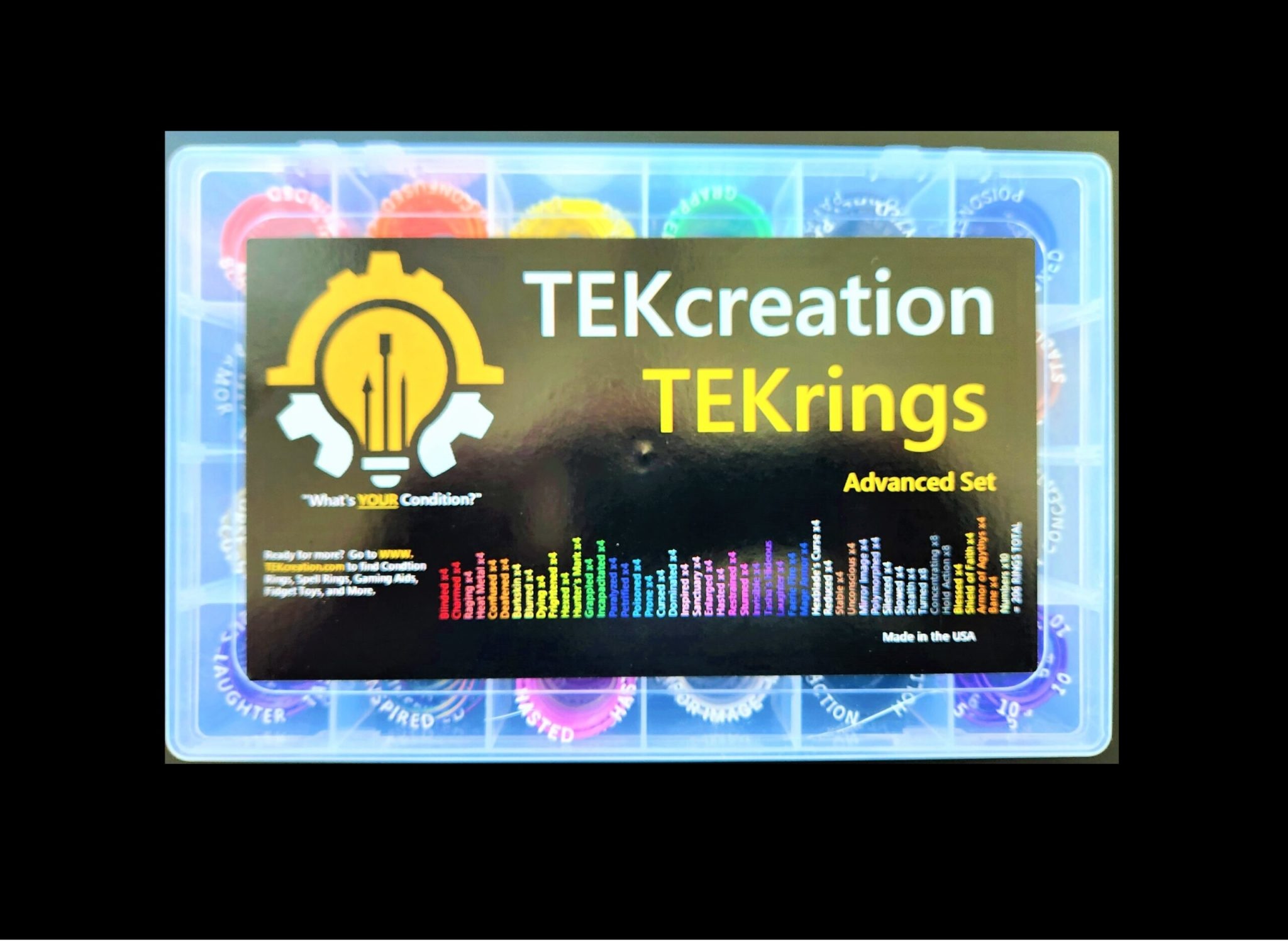 TEK Rings Advanced Set - Phoenix Fire Games