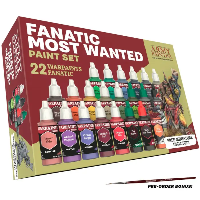 Army Painter Fanatic: Most Wanted Paint Set - Phoenix Fire Games