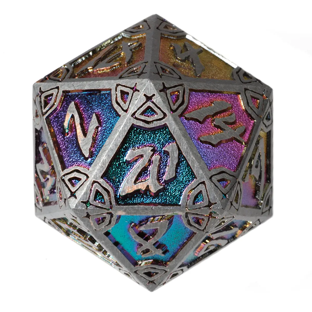 Die Hard Dice - Metal Standard Dire D20 - Hexbreaker - Arcane - Phoenix ...