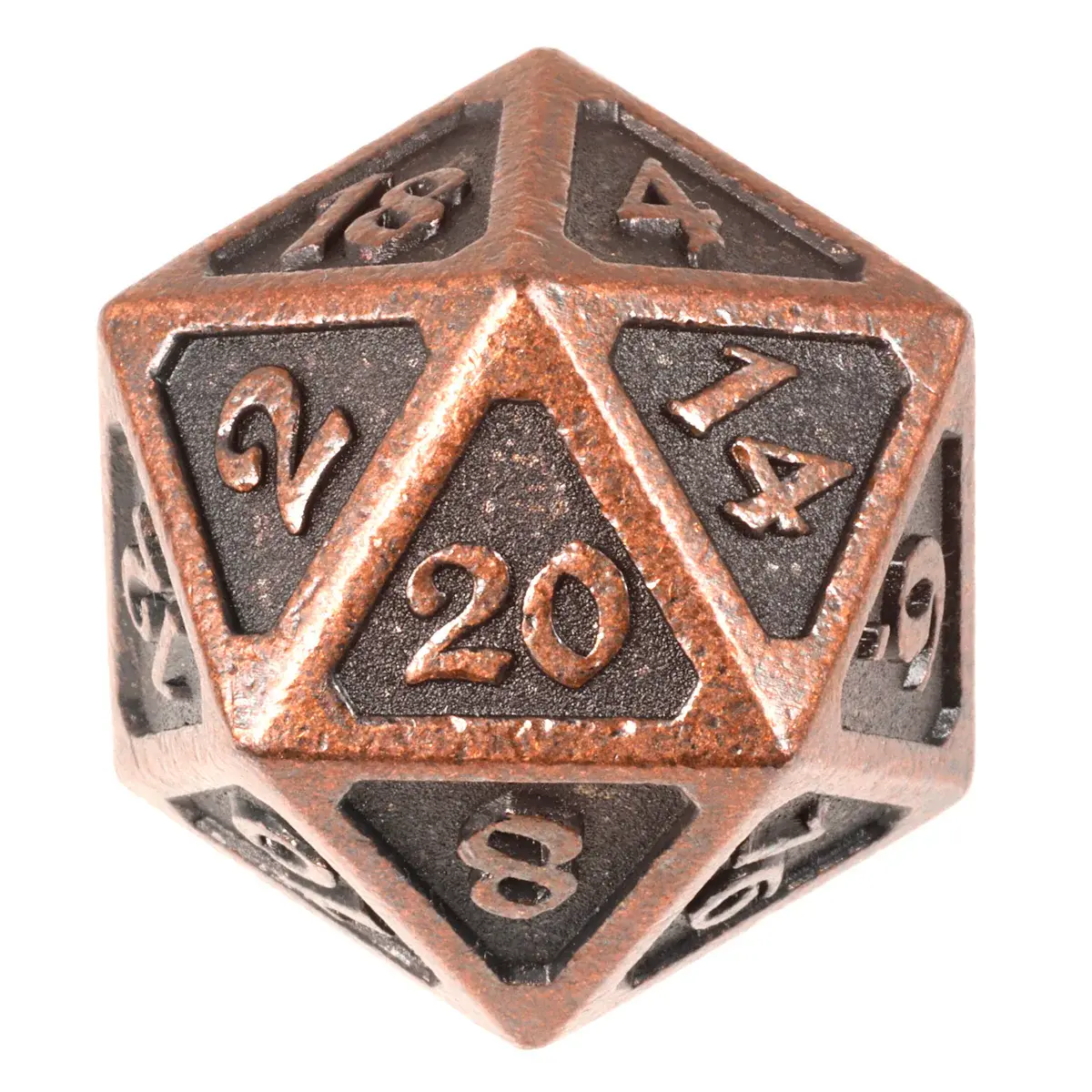 Die Hard Dice - Metal Standard Dire D20 - Mythica - Dark Copper ...