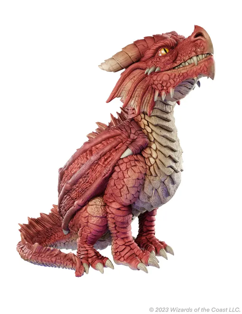 D&D Replicas of the Realms: Red Dragon Wyrmling - Phoenix Fire Games