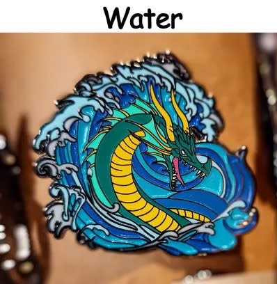 OhhSeeDee - Water Drake Pin - Phoenix Fire Games