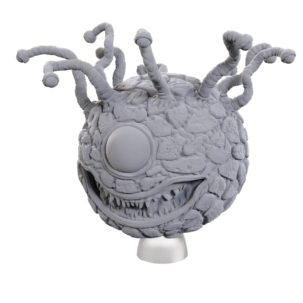 Unpainted Miniatures: Classic Beholder - D&D - W24 - Phoenix Fire Games