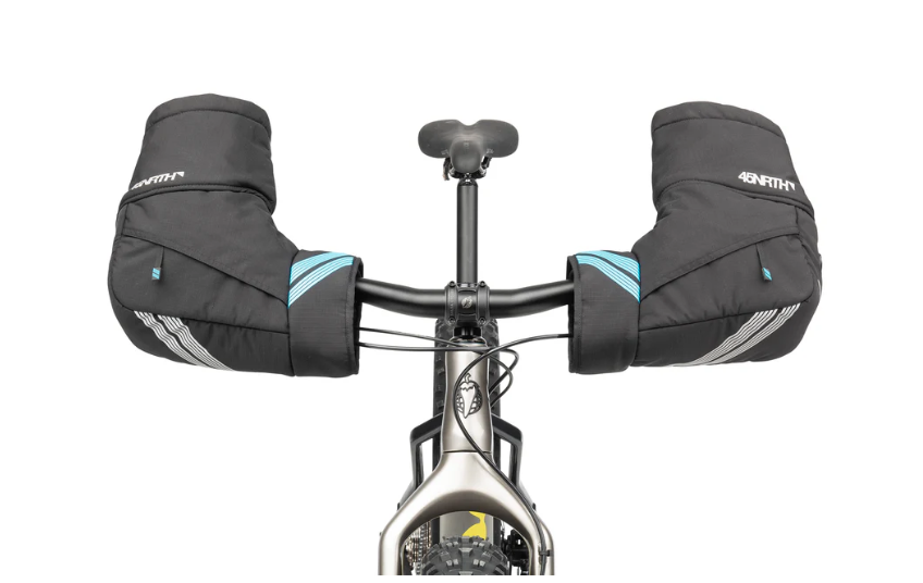 45NRTH Cobrafist Flat Bar Pogies - Black - Icycle Sports