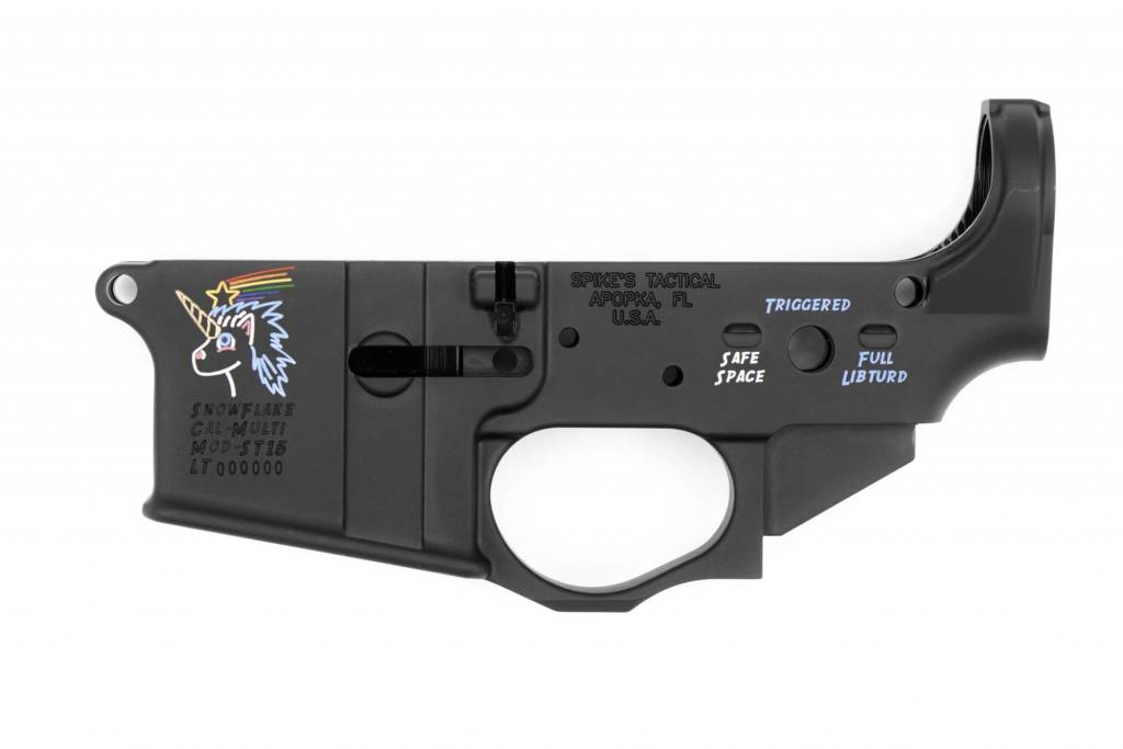 SPIKE'S TACTICAL ST-15 SNOWFLAKE STRIPPED LOWER COLORFILL - Addax Tactical