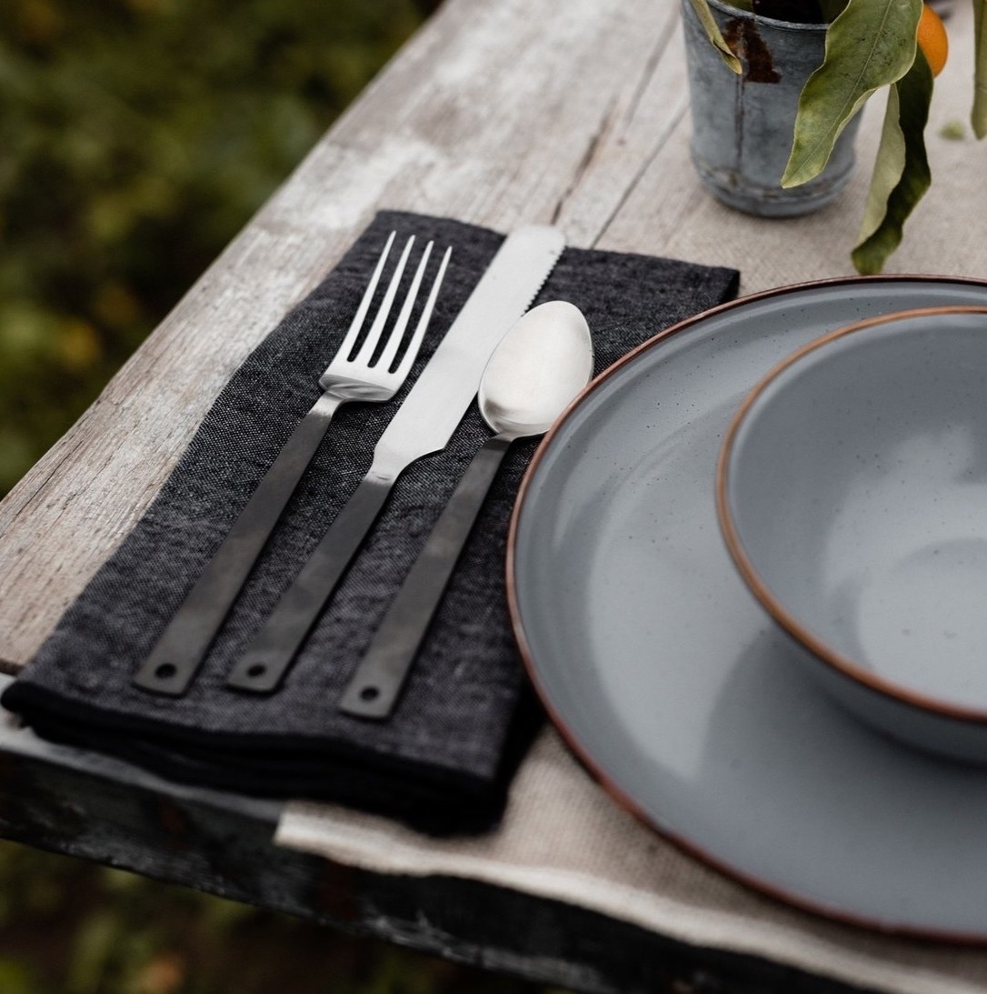 Barebones Polished Flatware Set - Woods Grove