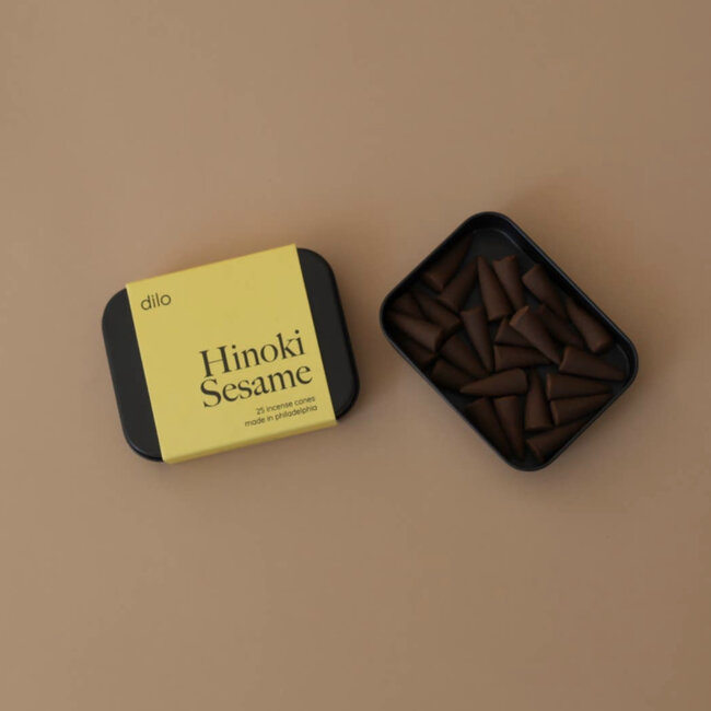 Elsewhere HINOKI Sesame Incense Cones - Woods Grove