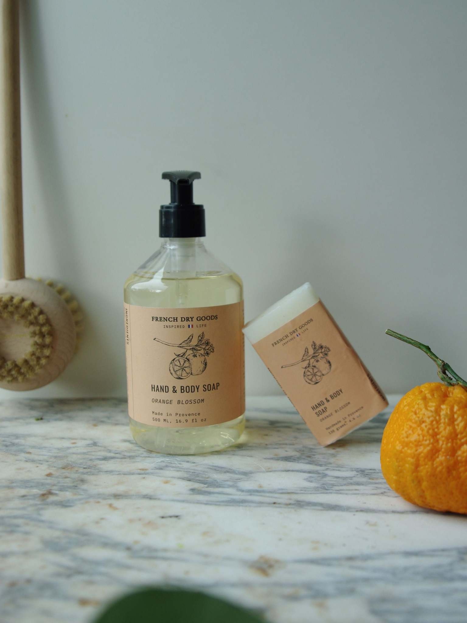 French Dry Goods Liquid Hand & Body Soap Orang Blossom 500 ML - Woods Grove