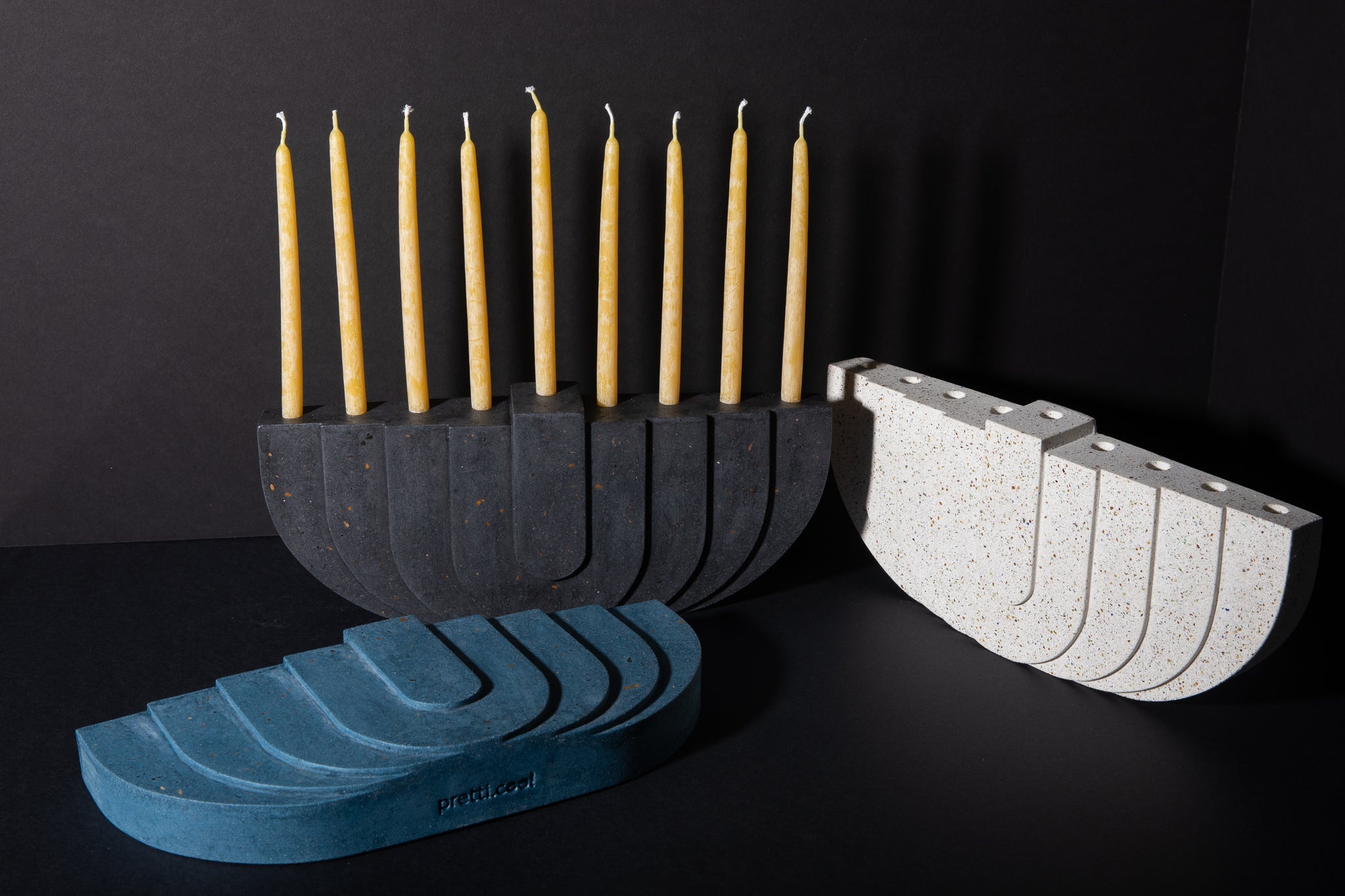 Pretti Cool Menorah Cobalt Terrazzo - Woods Grove