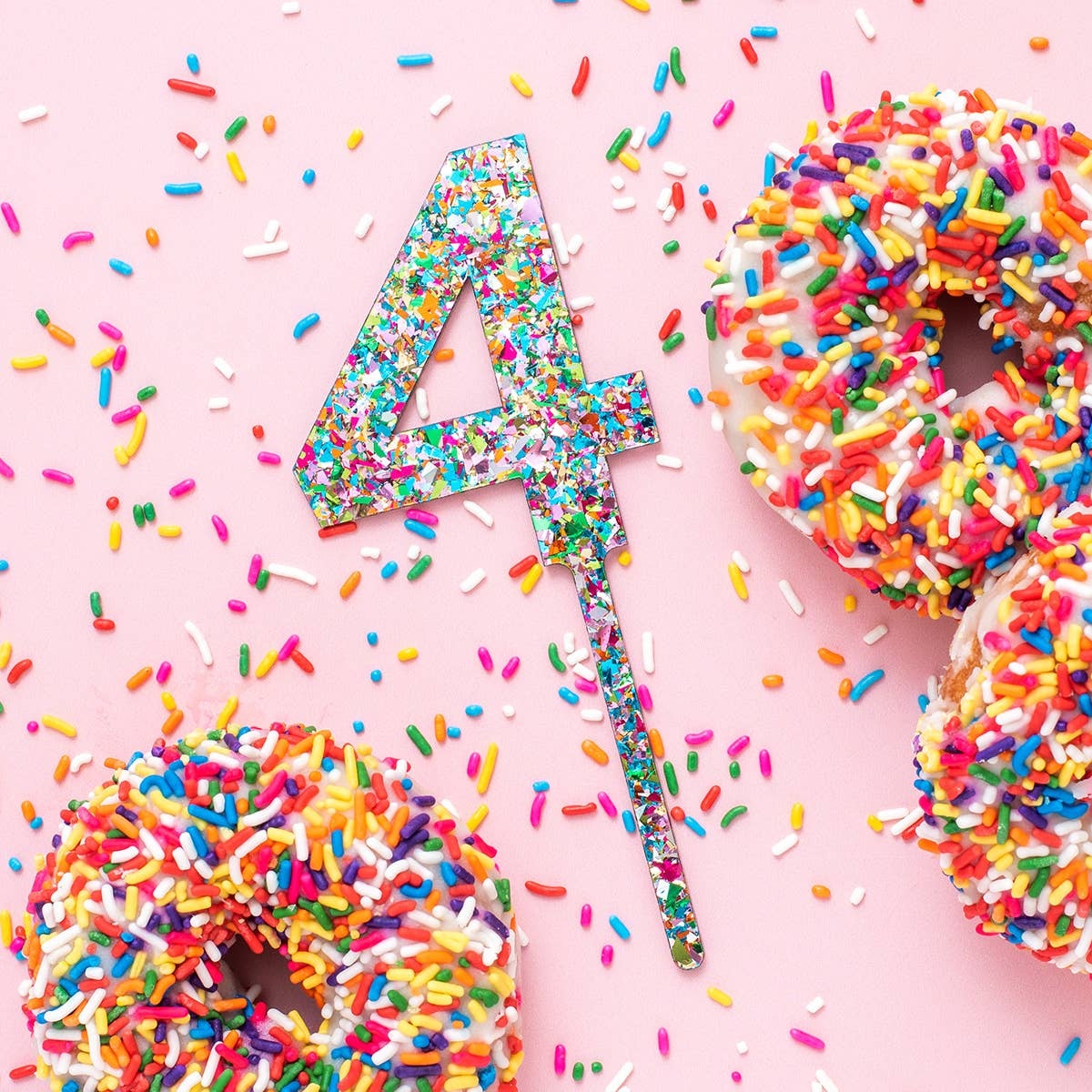 Tag Taylor Elliot Confetti Cake Number Toppers - Woods Grove