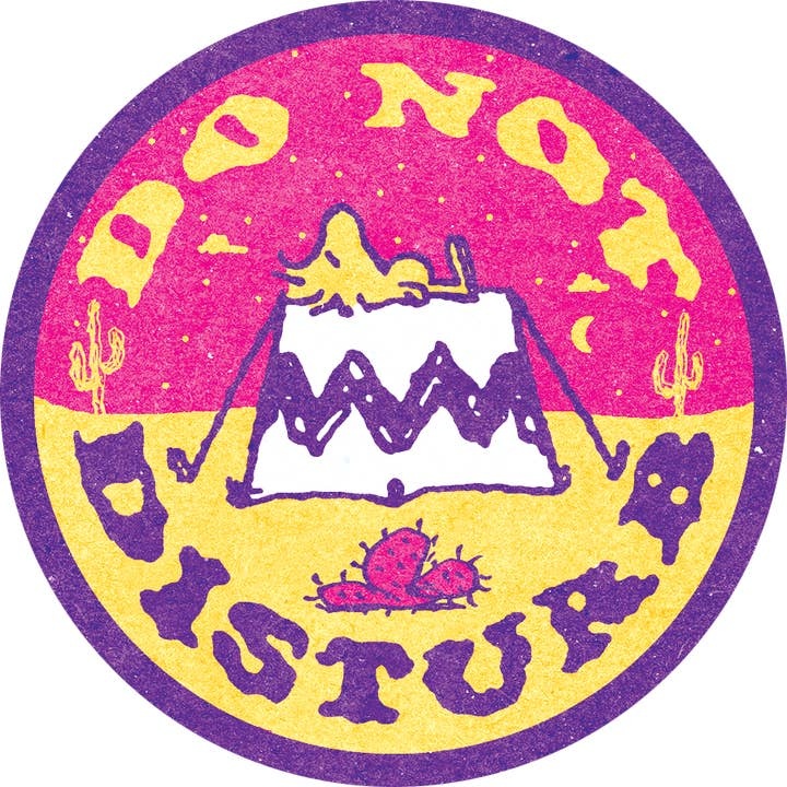 Do Not Disturb By Peanuts Sticker - Woods Grove