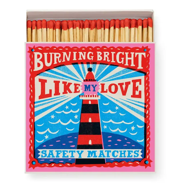 Matchbox Burning Bright By the Print - Woods Grove