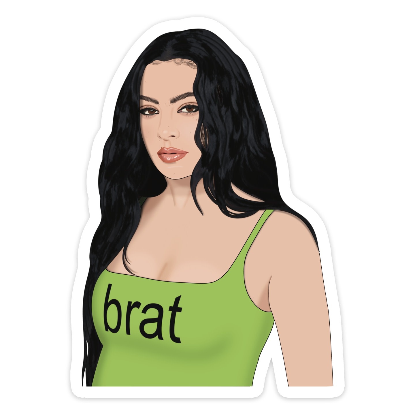 Shop Trimmings Charli XCX Brat Sticker - Woods Grove