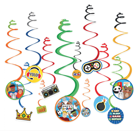 Party Town Swirl Decorations - Watkins Party Store