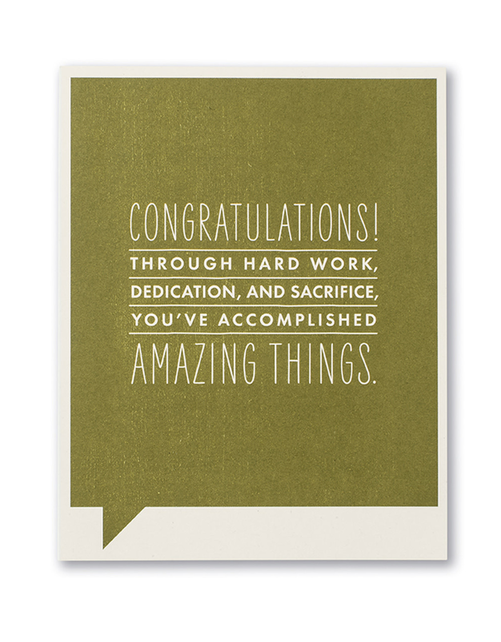 Congratulations Work