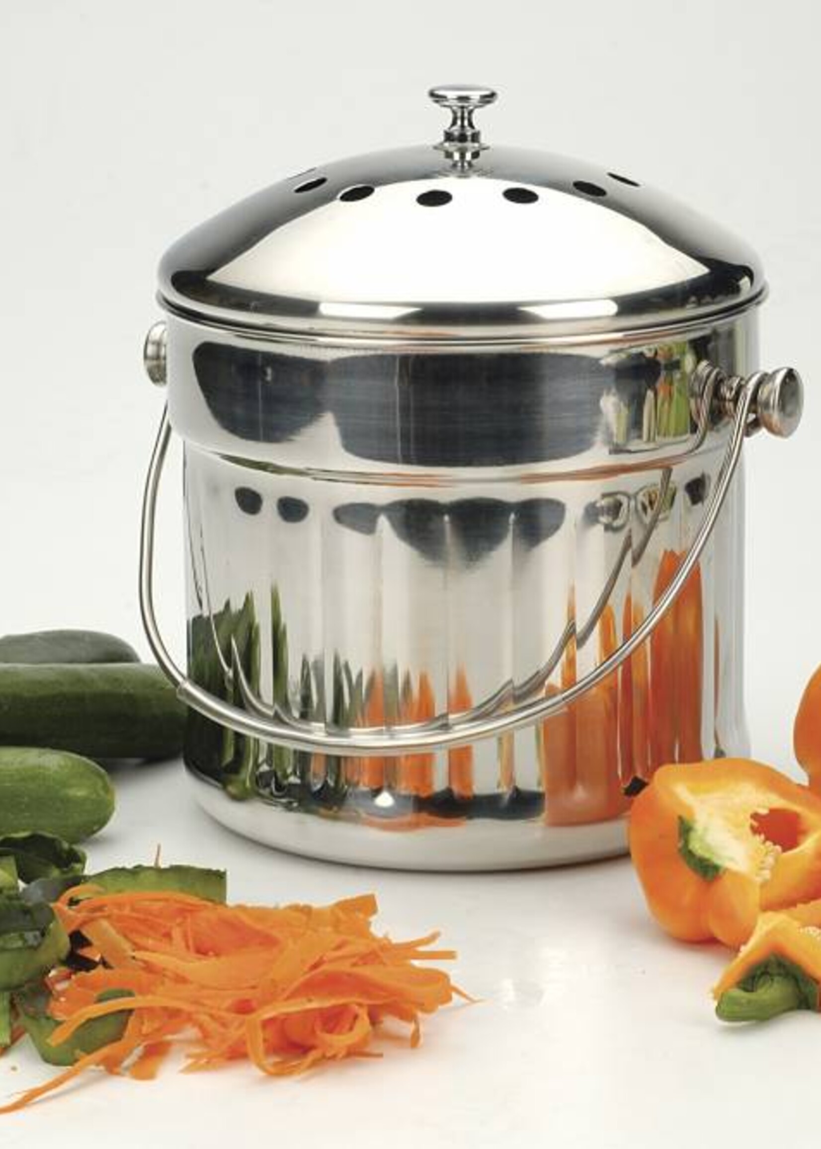 Stainless Steel Compost Pail - Eco Carmel