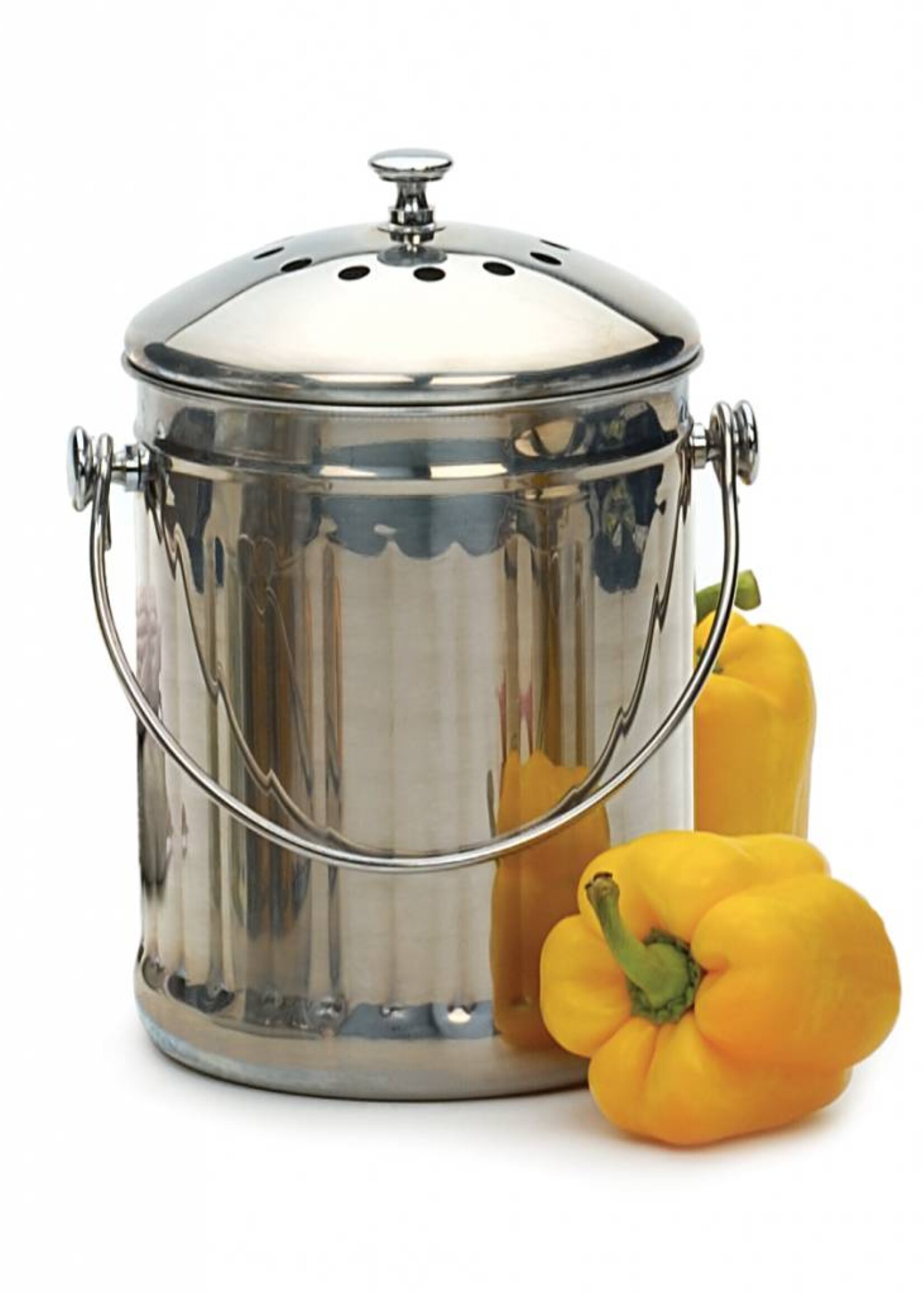 Stainless Steel Compost Pail - Eco Carmel