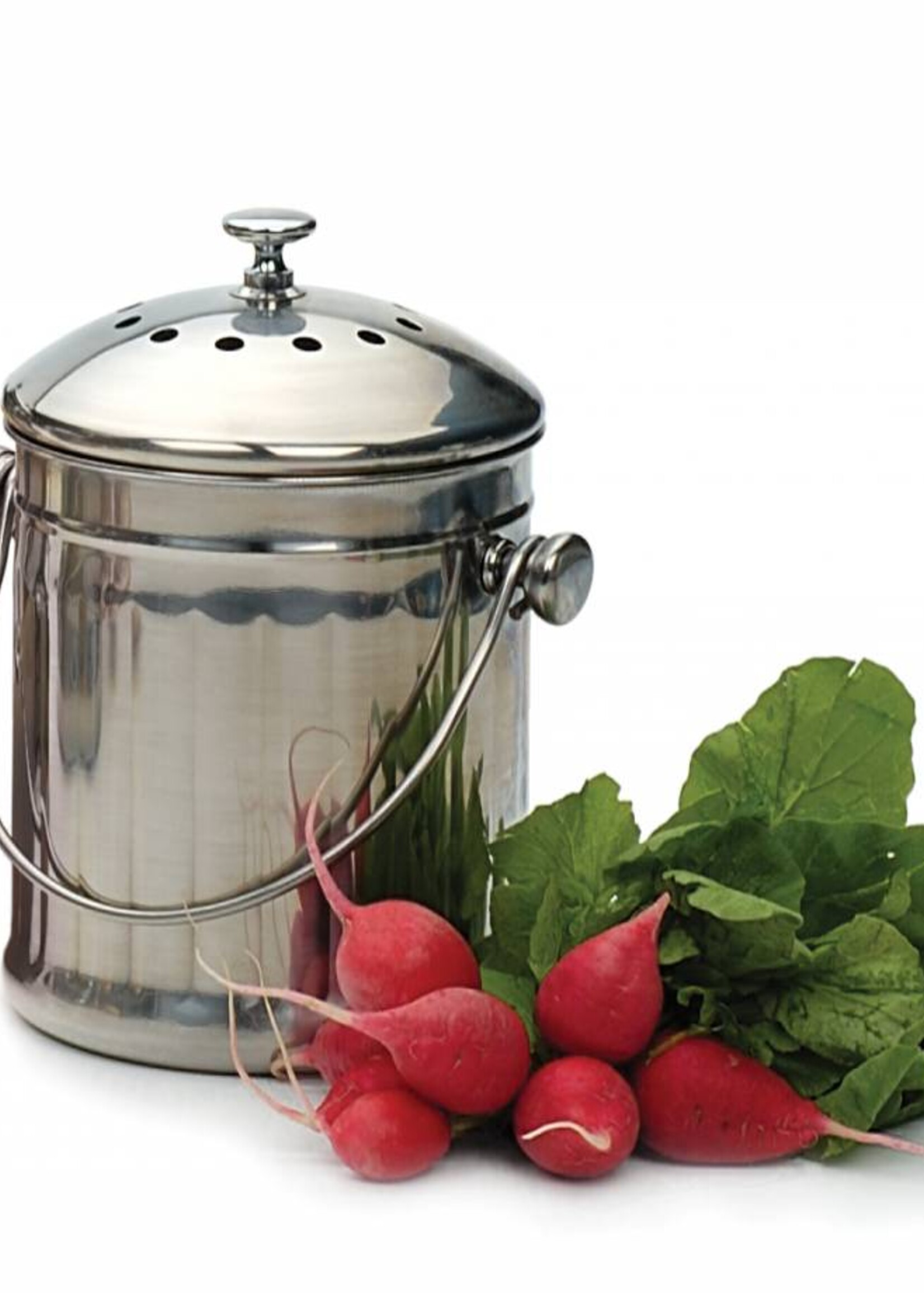 Stainless Steel Compost Pail - Eco Carmel