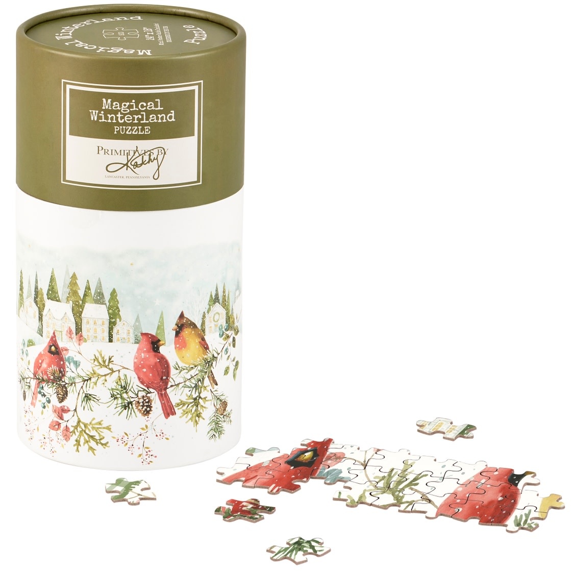 Winter Cardinal Puzzle - FLEURISH | Home, Apparel & Gift
