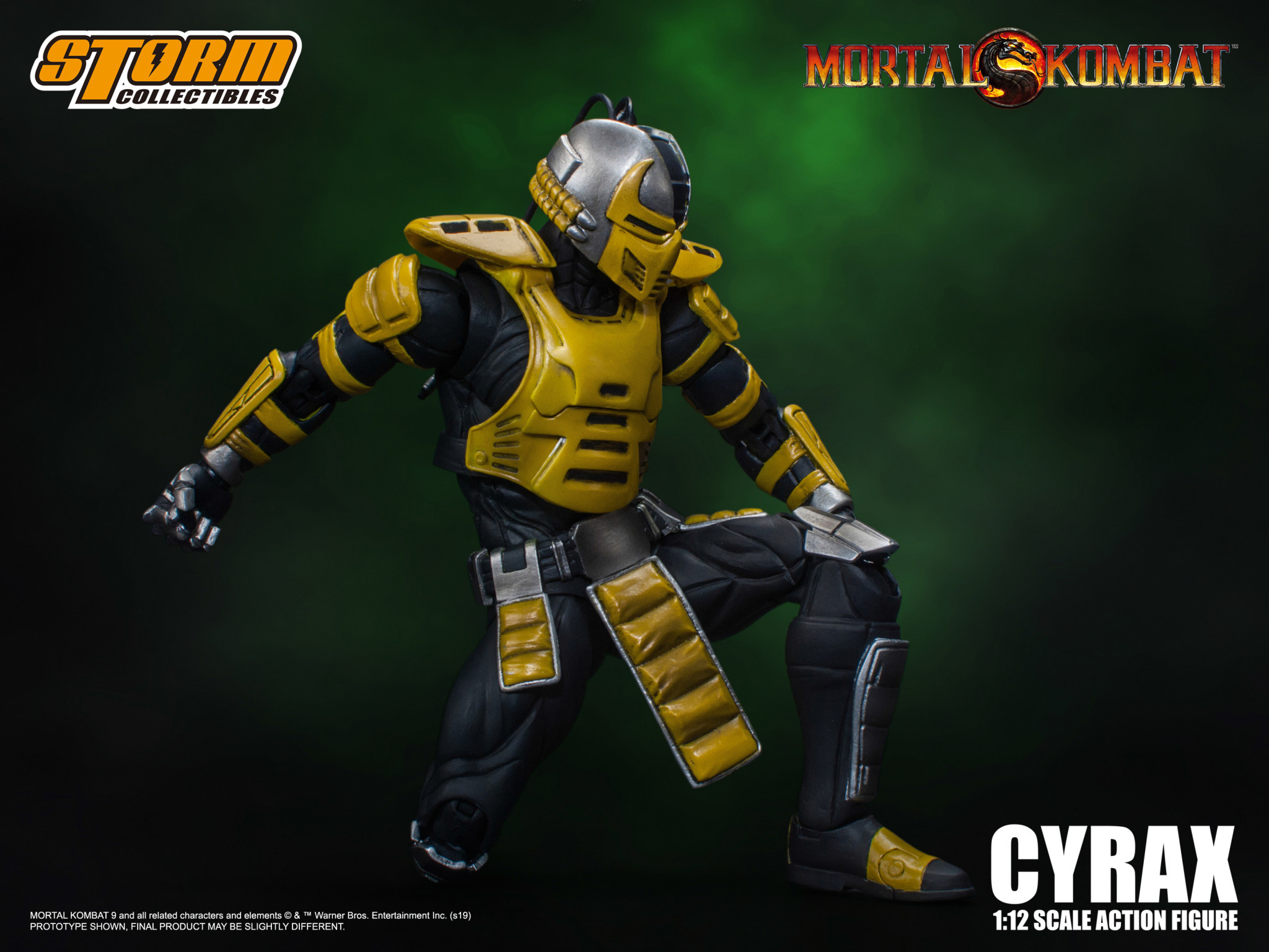 ゴッホ 星月夜 Mortal Kombat Cyrax Storm Collectibles 1/12 Action Figure 平行輸入 ...