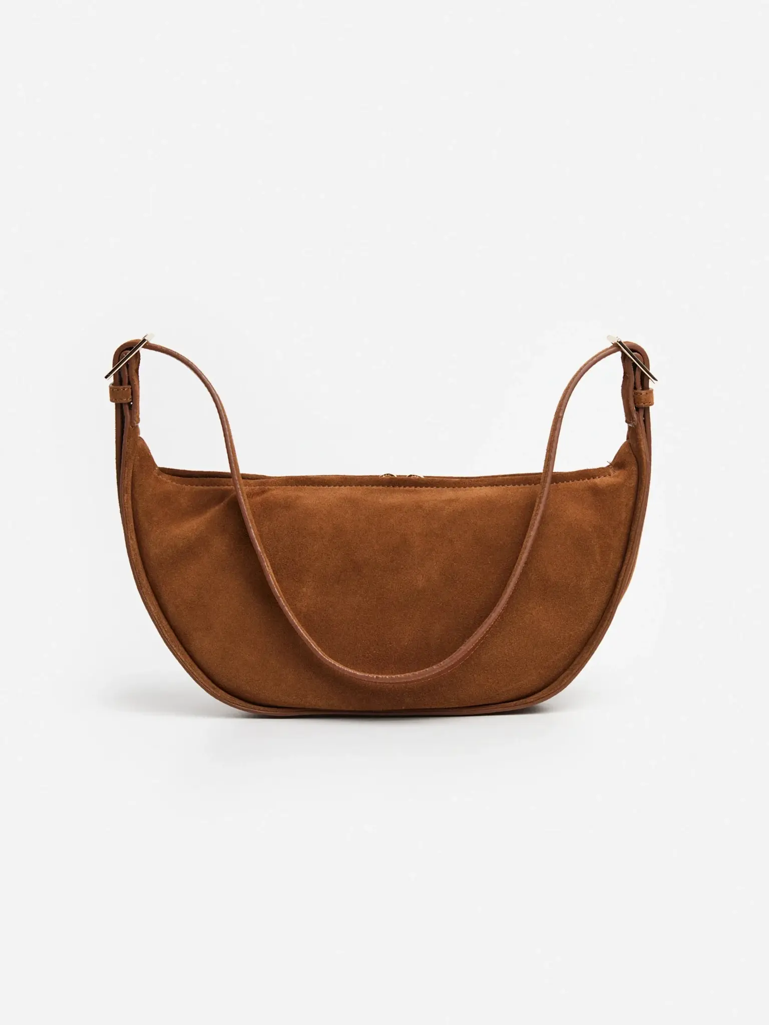 Irma shoulder bag suede bourbon - Swell & Ginger
