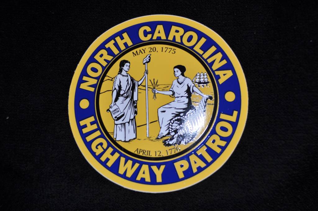 NCHP Outside Decal Round (Seal) - NC Troopers Association Store