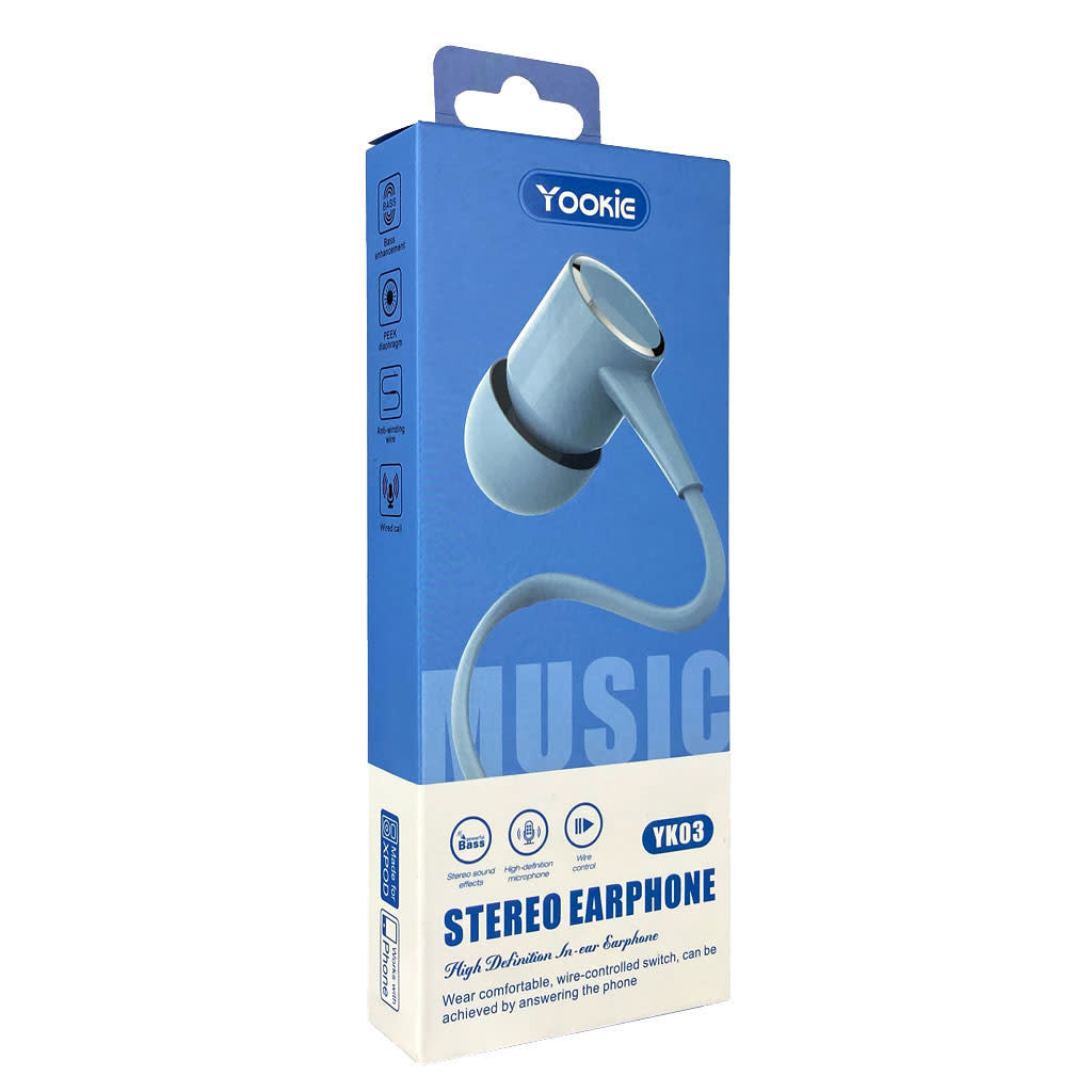 Yookie Music Stereo Earphones (YK03) - Diego Wireless - Distributor ...