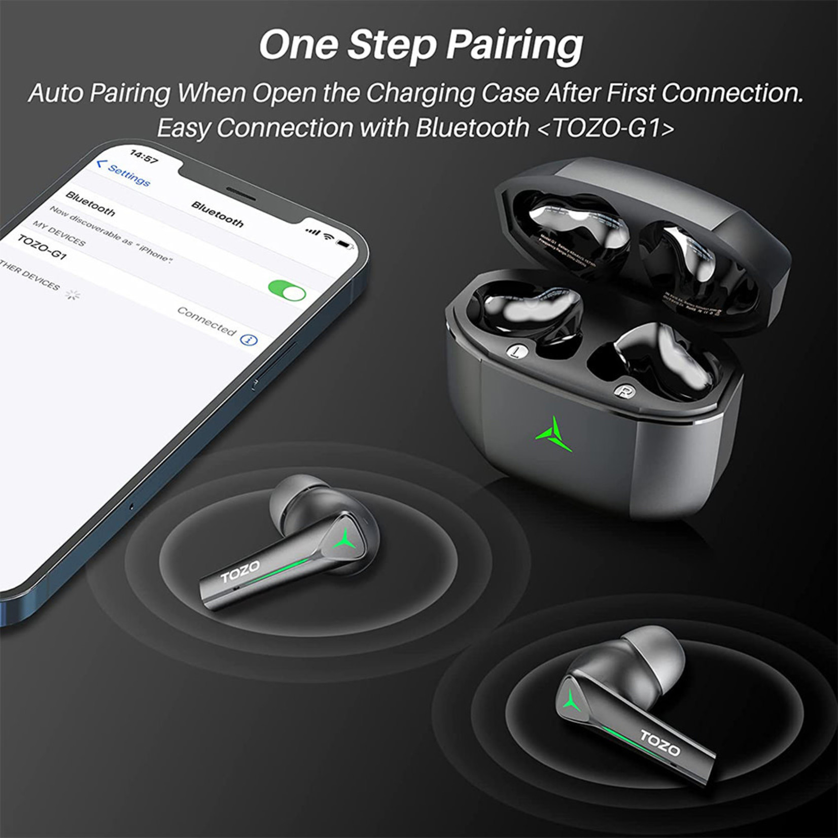 TOZO | G1 Wireless True Wireless Stereo - G Wireless - Distributor ...