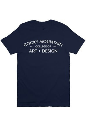 RMCAD Degree Color T-Shirt Unisex Navy - Spectrum The RMCAD Store