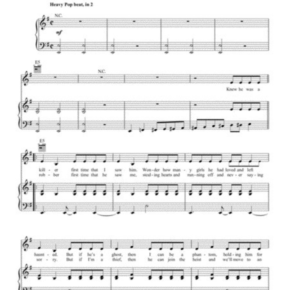 Taylor Swift – Reputation Piano-Vocal-Guitar - PianoWorks